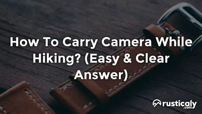 How To Carry Camera While Hiking? The Best Explanation