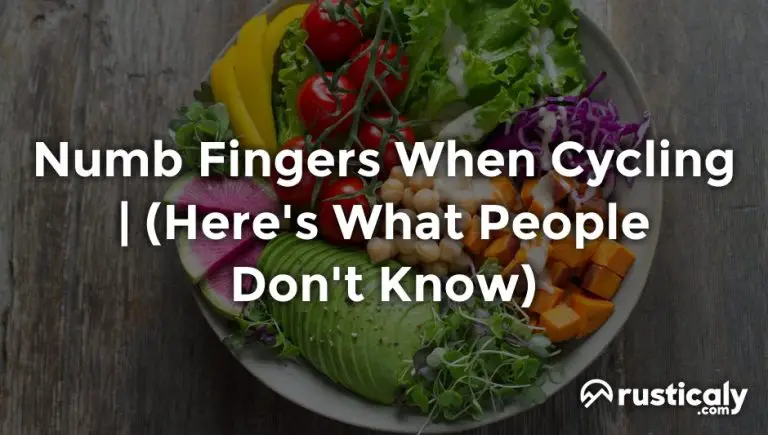 Numb Fingers When Cycling - The Easiest Explanation