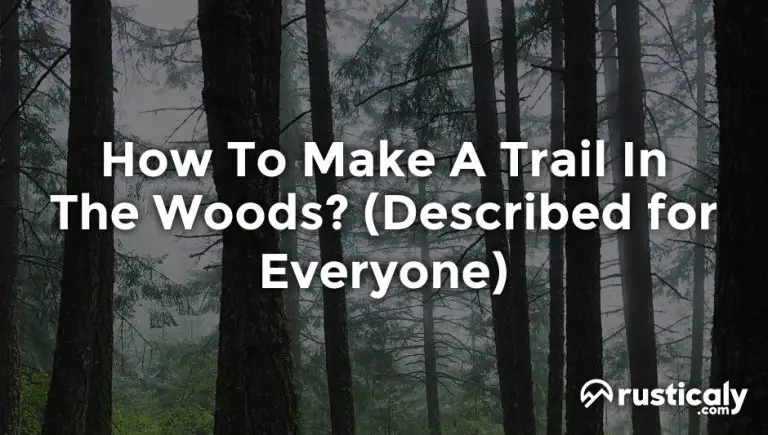 How To Make A Trail In The Woods? (Explanation Revealed!)