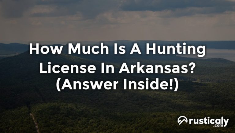 How Much Is A Hunting License In Arkansas? (Check This First)