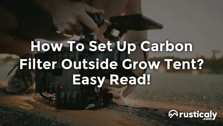 How To Set Up Carbon Filter Outside Grow Tent? Easy Read!