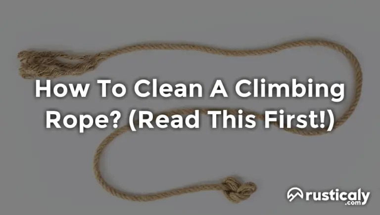 How To Clean A Climbing Rope? (Read This First!)