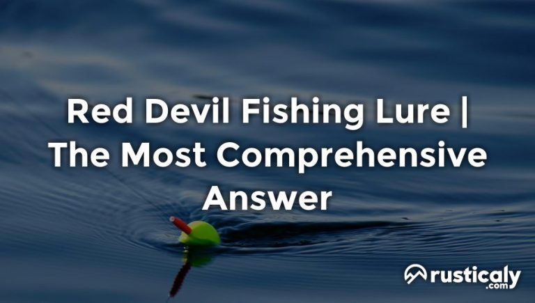 Red Devil Fishing Lure - Everyone Should Know This!