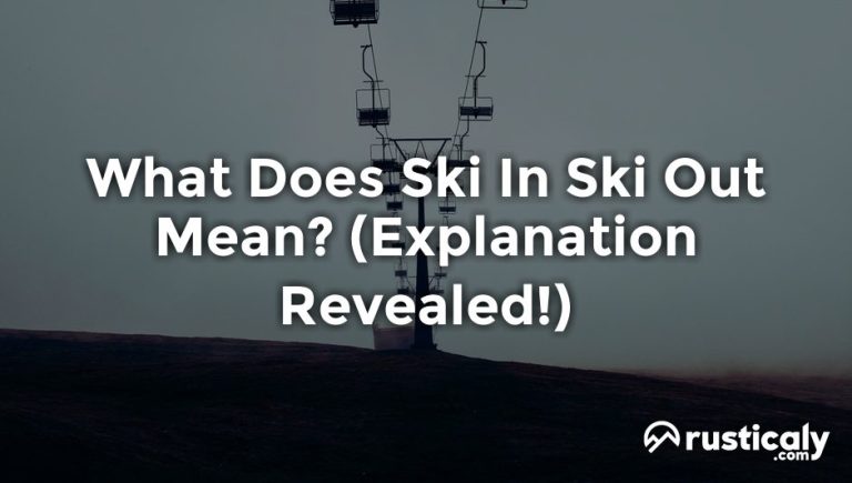 What Does Ski In Ski Out Mean? The Best Explanation