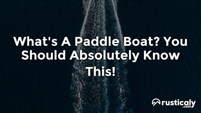 What's A Paddle Boat? Here's What You Should Know About It