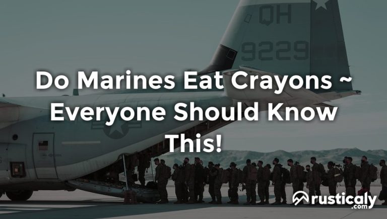 Do Marines Eat Crayons • Here's What You Should Know About It