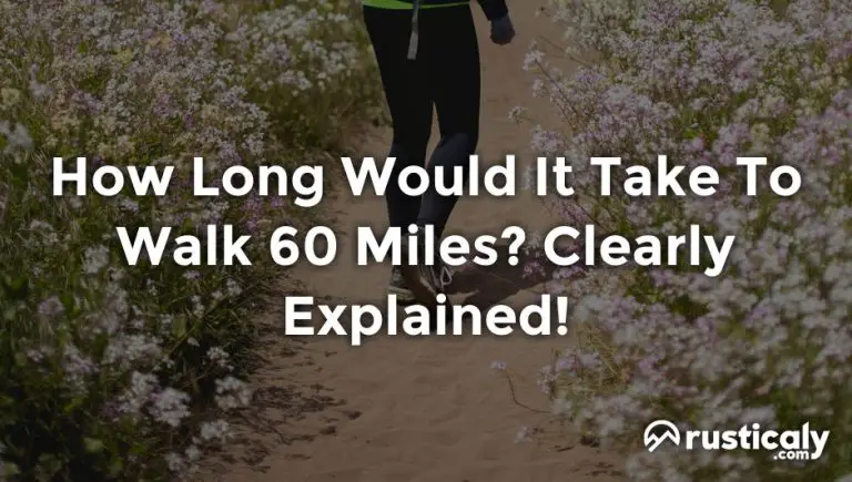 How Long Would It Take To Walk 60 Miles? (Important Facts)