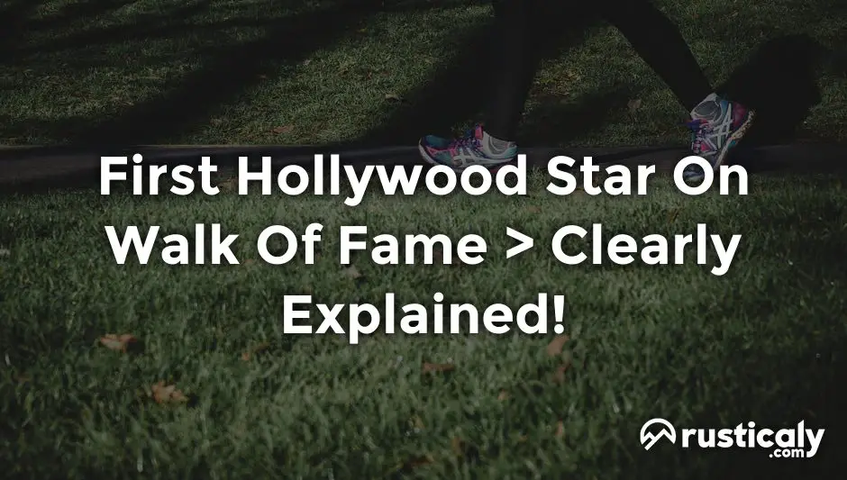 First Hollywood Star On Walk Of Fame - Complete Explanation