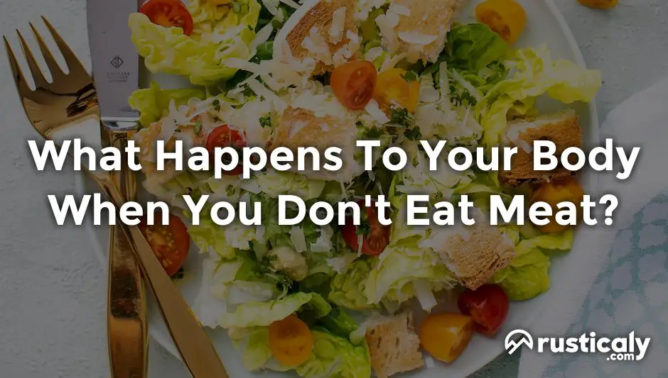 What Happens To Your Body When You Don't Eat Meat?