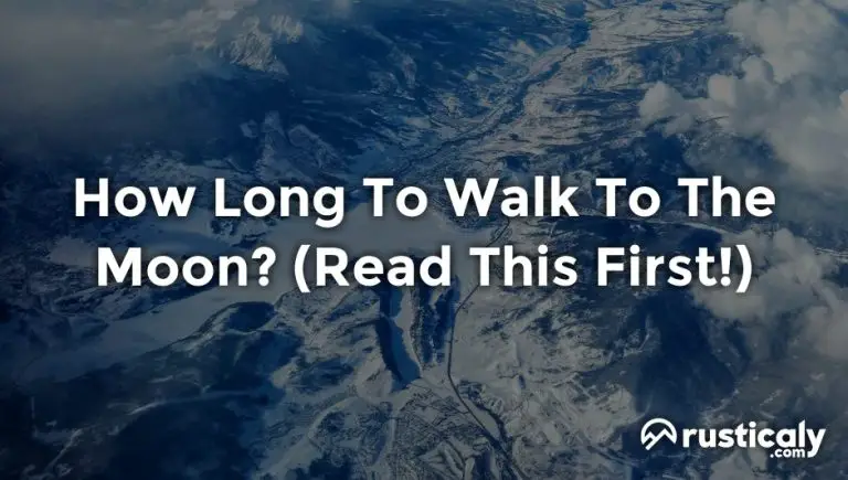 How Long To Walk To The Moon? (Explanation Inside!)