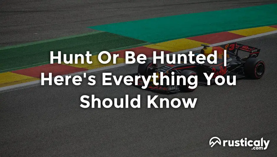Hunt Or Be Hunted • The Most Comprehensive Answer