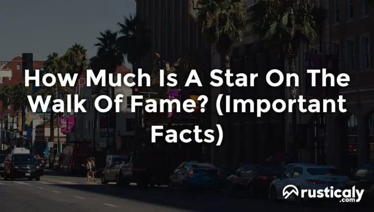 How Much Is A Star On The Walk Of Fame? (Helpful Examples)