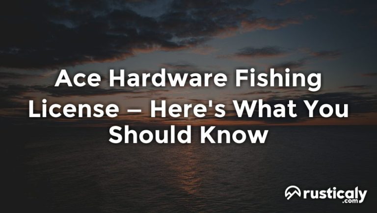 Ace Hardware Fishing License ~ The Ultimate Explanation