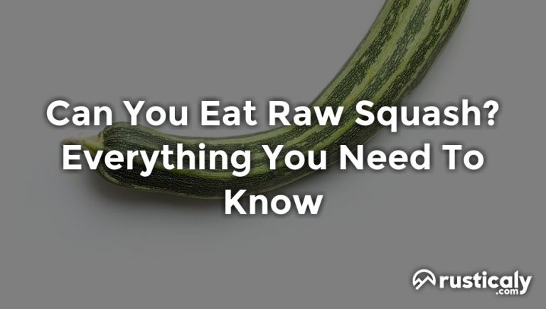 Can You Eat Raw Squash? (Fully Explained Inside!)