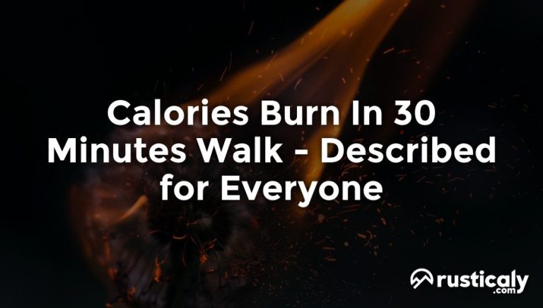 Calories Burn In 30 Minutes Walk • Explained for Beginners
