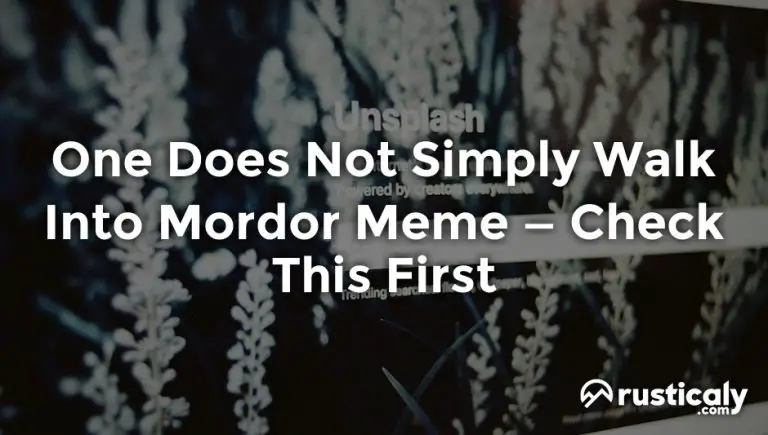One Does Not Simply Walk Into Mordor Meme — Clearly Explained!