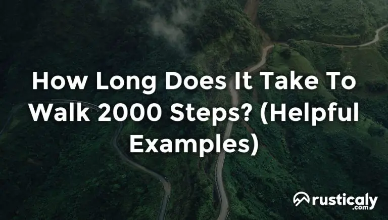How Long Does It Take To Walk 2000 Steps? Clearly Explained!