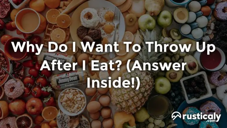 Why Do I Want To Throw Up After I Eat? Complete Explanation