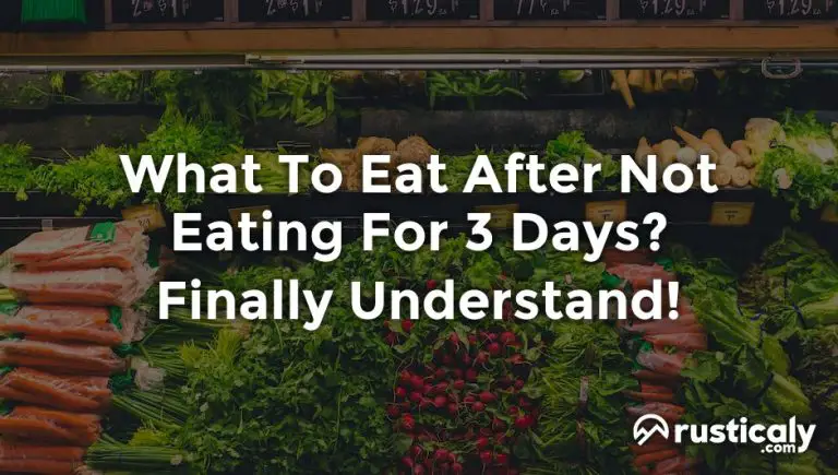 What To Eat After Not Eating For 3 Days? (Helpful Examples)