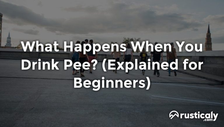 What Happens When You Drink Pee? (Finally Explained!)