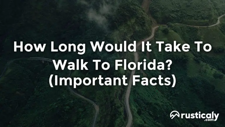 How Long Would It Take To Walk To Florida? (Detailed Guide)